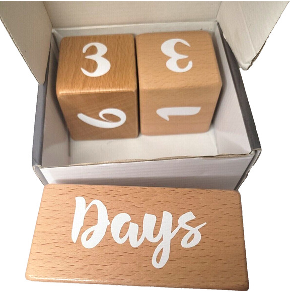 Growing Gifts | Other | Baby Milestone Blocks Week Month Days | Poshmark